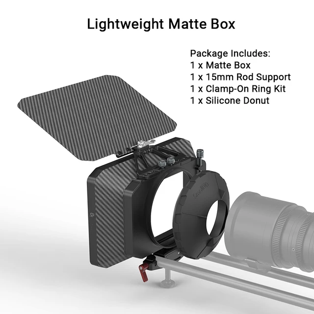 SmallRig Mini Matte Box Pro Mini Follow Focus Protection Against Glare ...