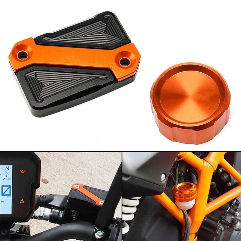 For KTM DUKE 125 200 390 Motorcycle accessories Aluminum Front & Rear ...