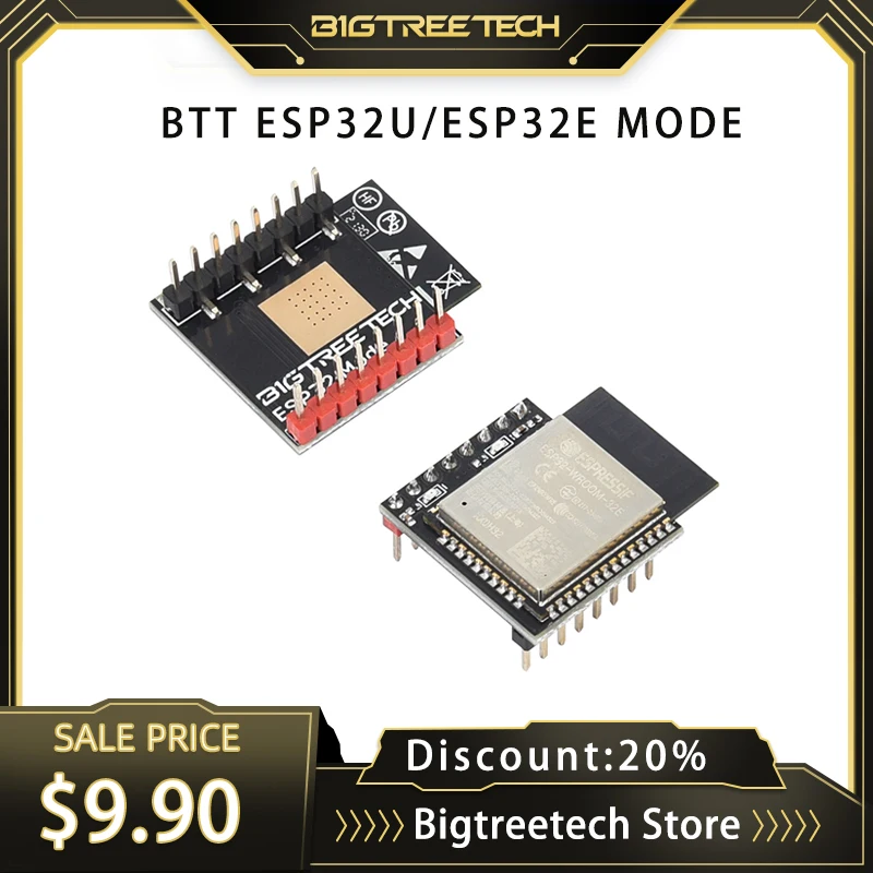 BIGTREETECH BTT ESP32U/ESP32E 모드 블루투스 무선 Wifi 모듈 SKR2 SKR3 문어 마더보드, 엔더 ...
