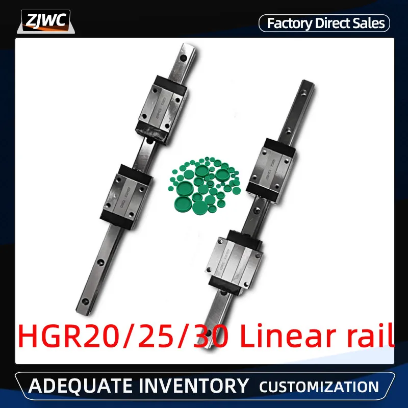 Linear Rail 2pcs Hgr20 Hgr30 Hgr25+4pcs Hgh20ca/hgw20cc/hgh25ca/hgw25cc ...