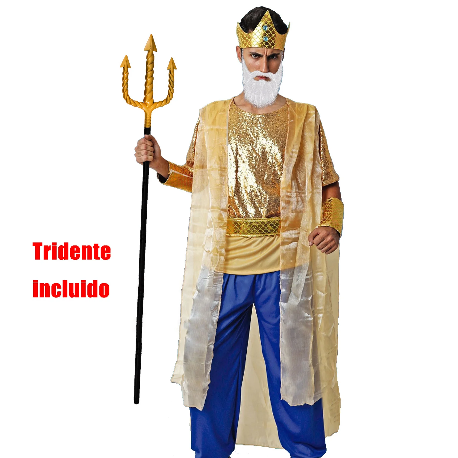 Greek God Poseidon Costume