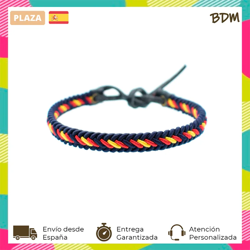 Flag Of Spain's Chain Bracelet For Men And Woman Adjustable Craft ...