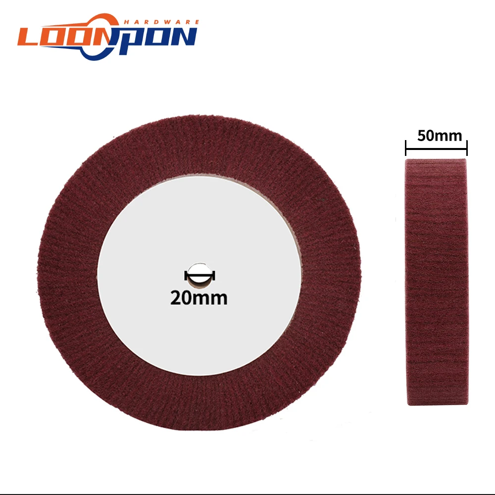 Nylon Grinding Wheel Non-woven Scouring Pad Flap100mm-300mm Mop ...