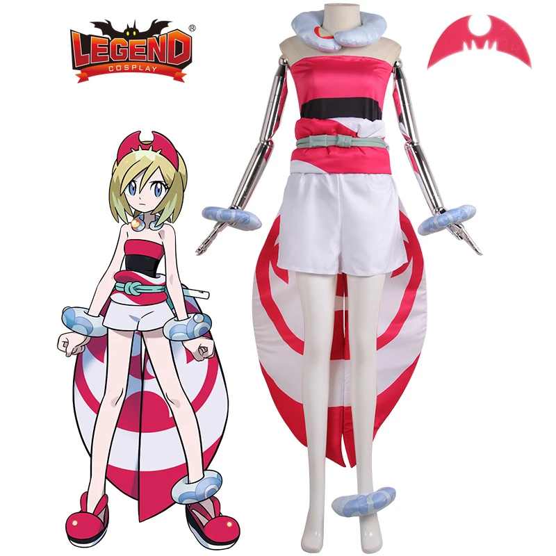 Legends Arceus Cosplay Diamond Pearl Clan Leader Irida Cosplay Costume ...