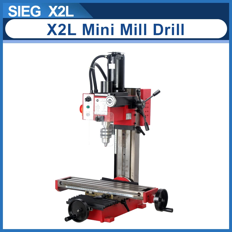 Mini Mill&drill Machine Sieg X2l 220v 350w Brushed Motor Micro Drill ...