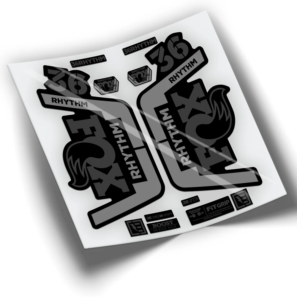 Fox Bike Bicycle Stickers | Fox Mtb Bicycle Stickers | Fox 36 Bicycle ...