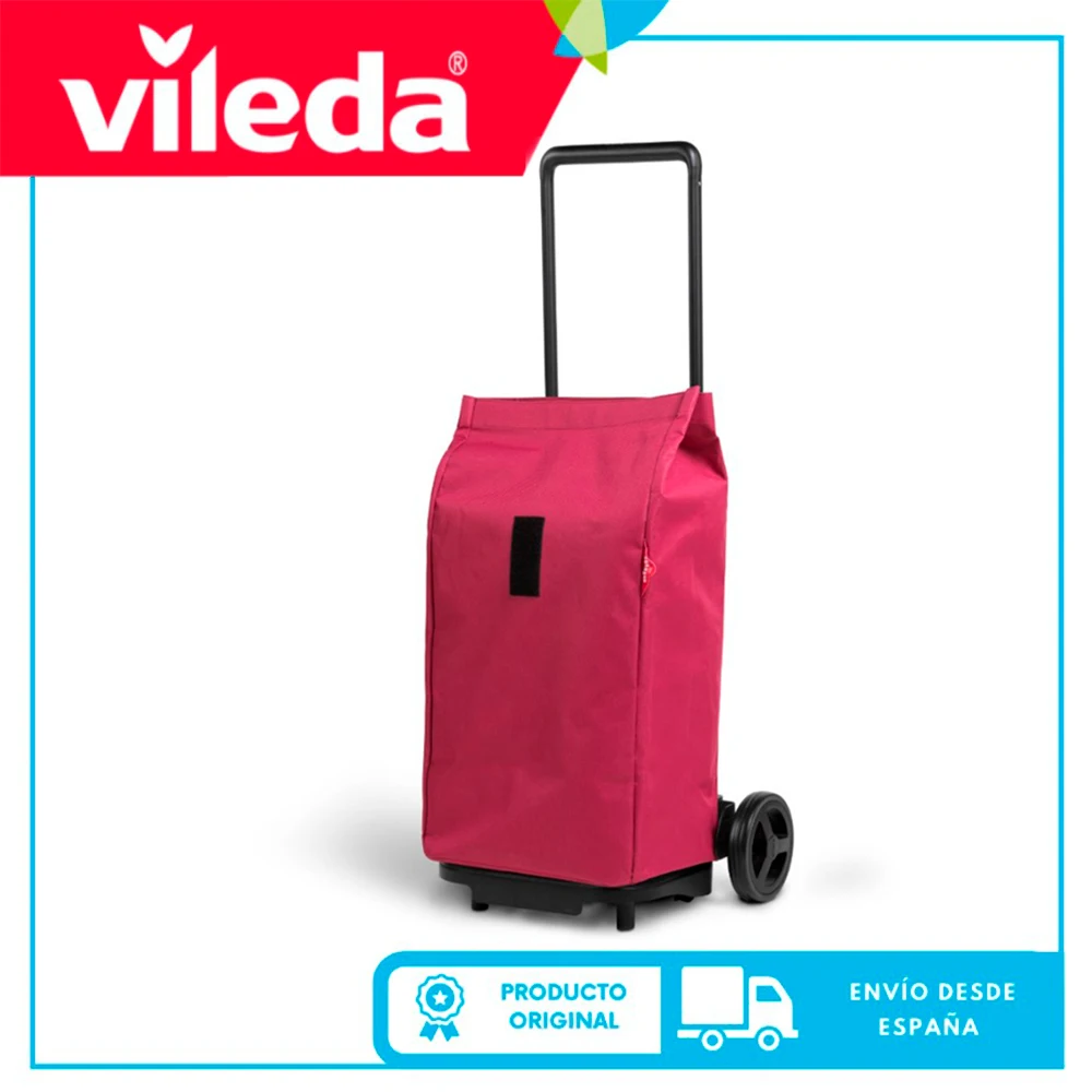 Vileda Gimi Sprinter Urban Violet-shopping Cart With Wheels And ...