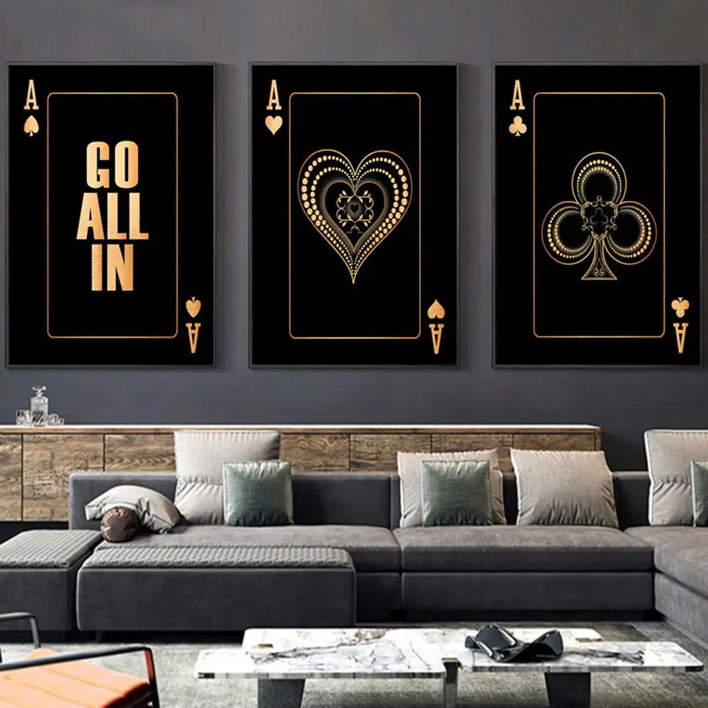 Black Poker Art