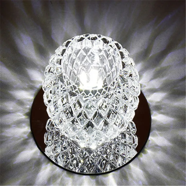 Modern Creative LED Crystal Ceiling Light Surface Mount LED Spotlight ...