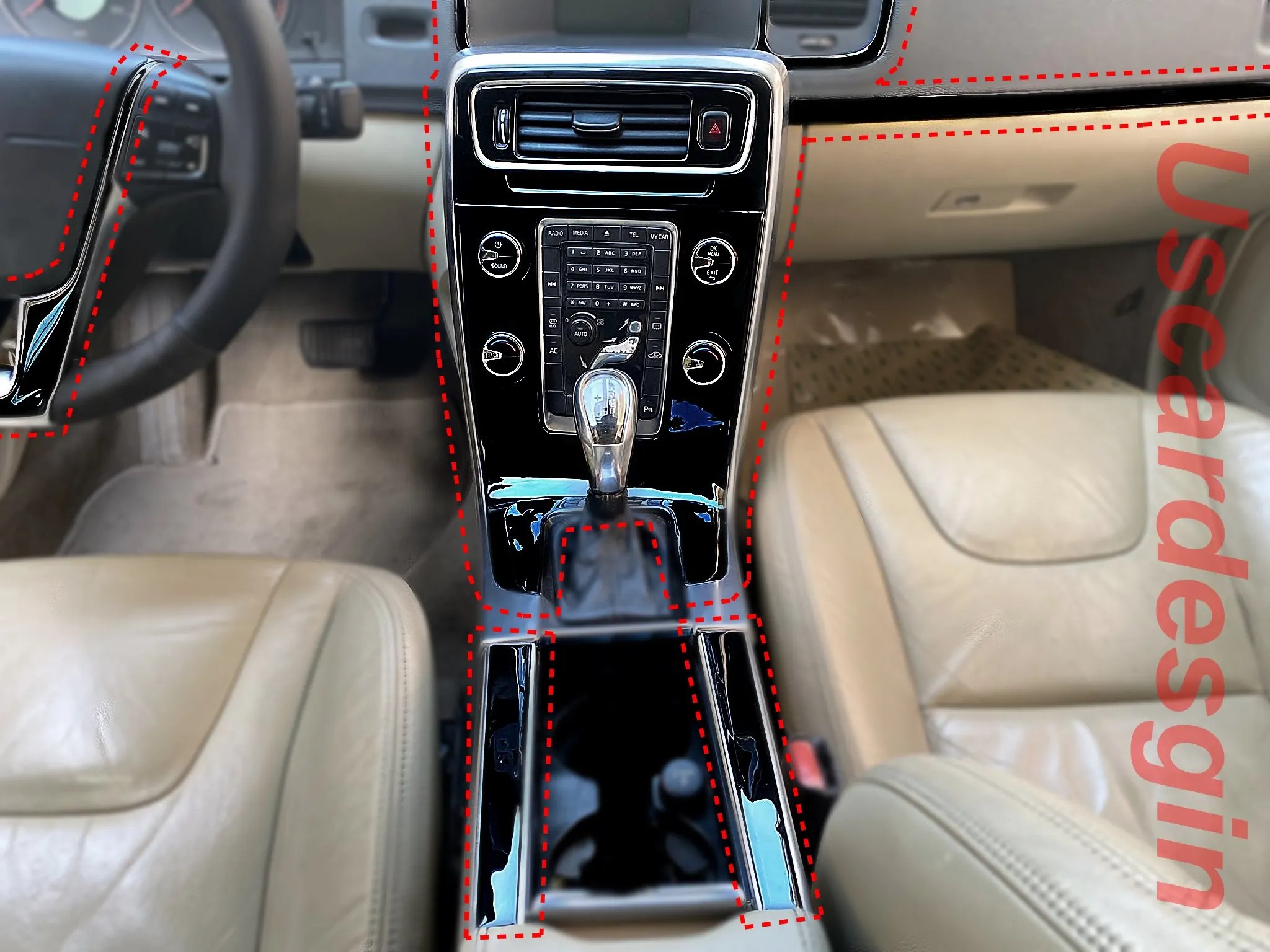 Car-Decoration-Set-For-Volvo-S60-V60-2010-2018-Full-Set-Decal-for-Car ...