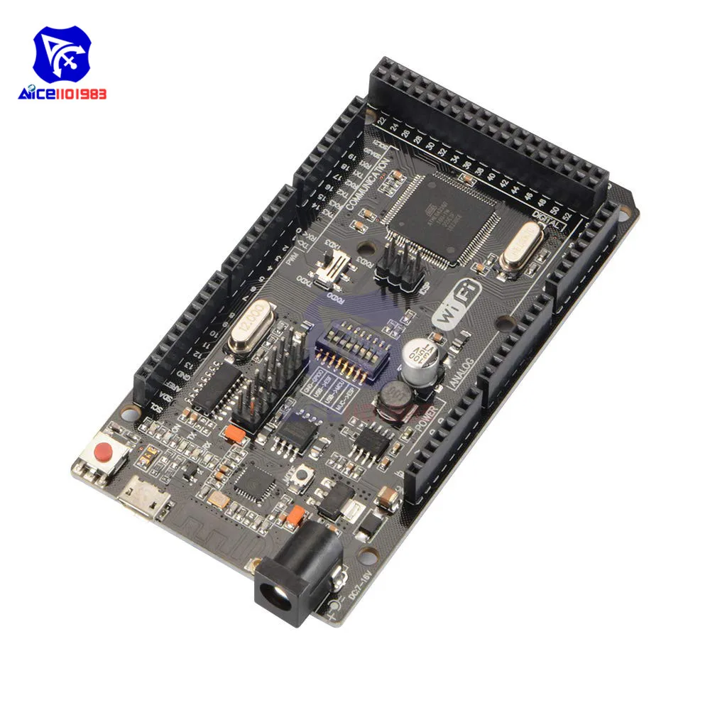 Mega2560 WiFi R3 ATmega2560 ESP8266 32 Мб памяти Micro USB к ttl ...