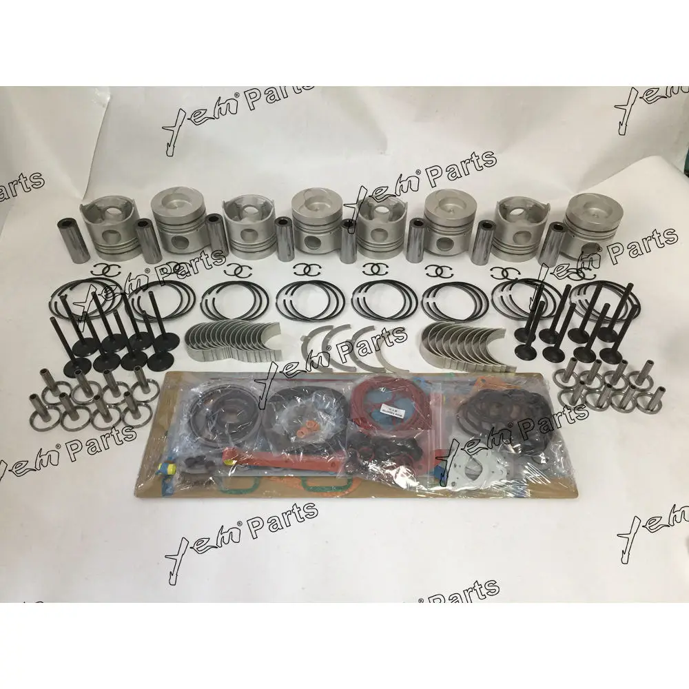 New RD8 Piston Kit With Gasket Kit & Engine Bearing Valves For NISSAN ...