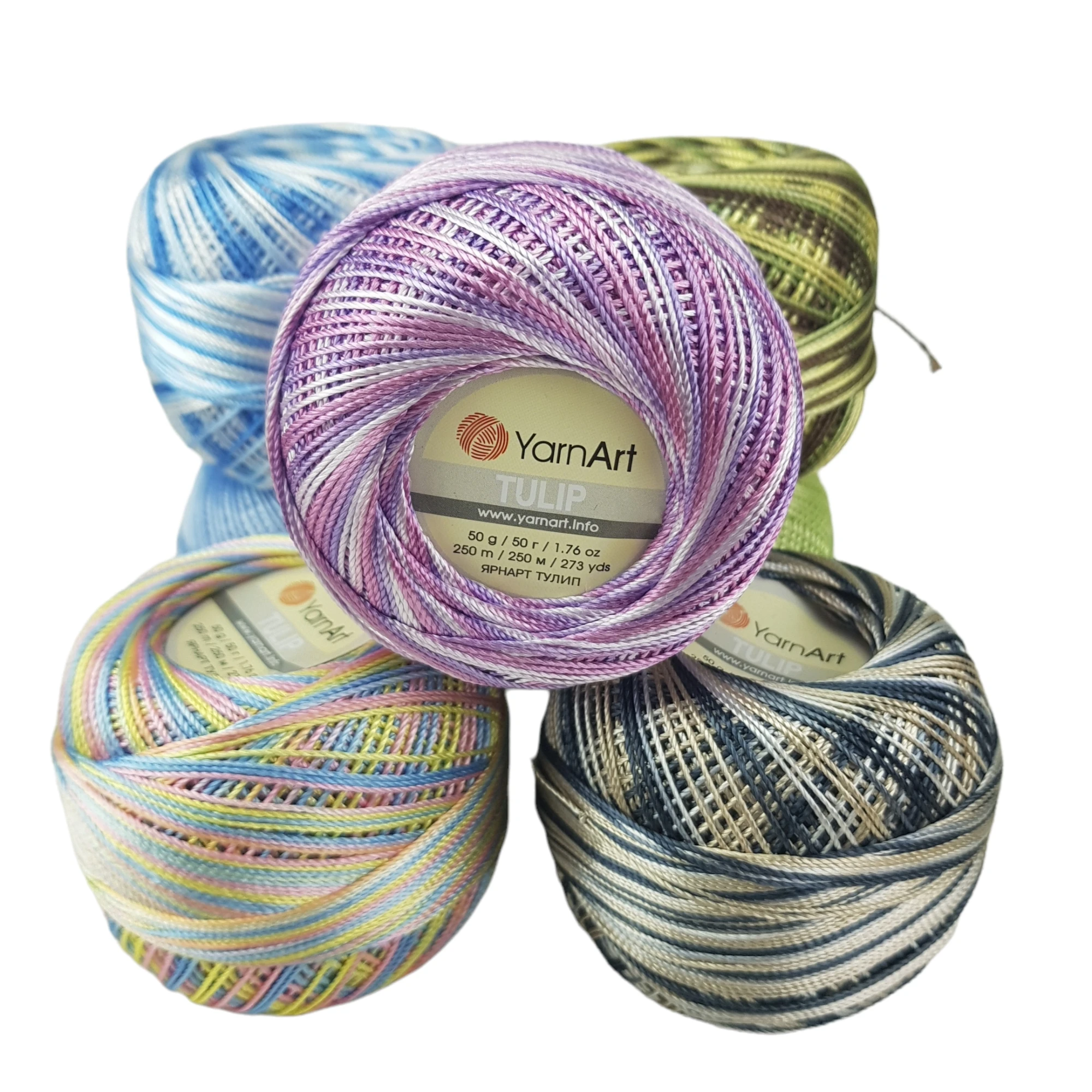 Yarnart hilo Batik de tulipán 50gr 250mt, 100 microfibra, bordado ...