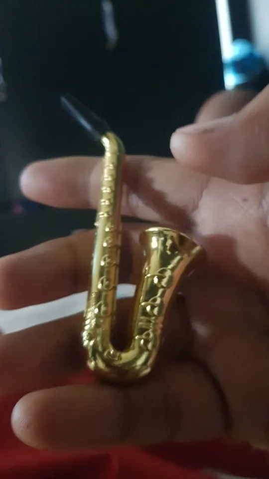 Metal Saxophone Pipe - BudSphere