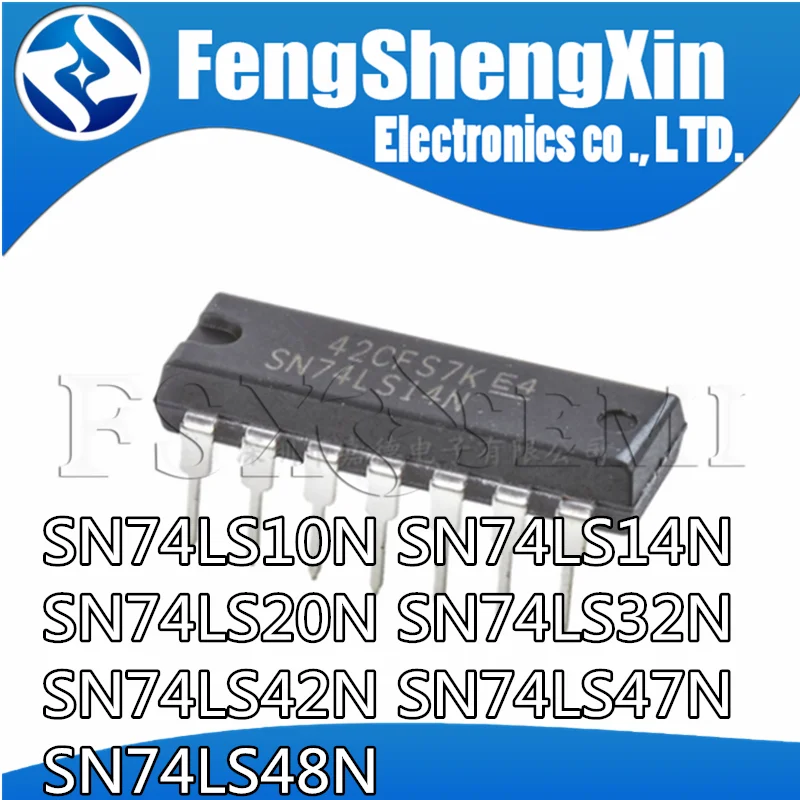 10pcs Hd74ls32p Dip Sn74ls32n Dip-14 74ls32 Sn74ls10n Sn74ls14n 74ls14 Sn74ls20n Sn74ls42n ...