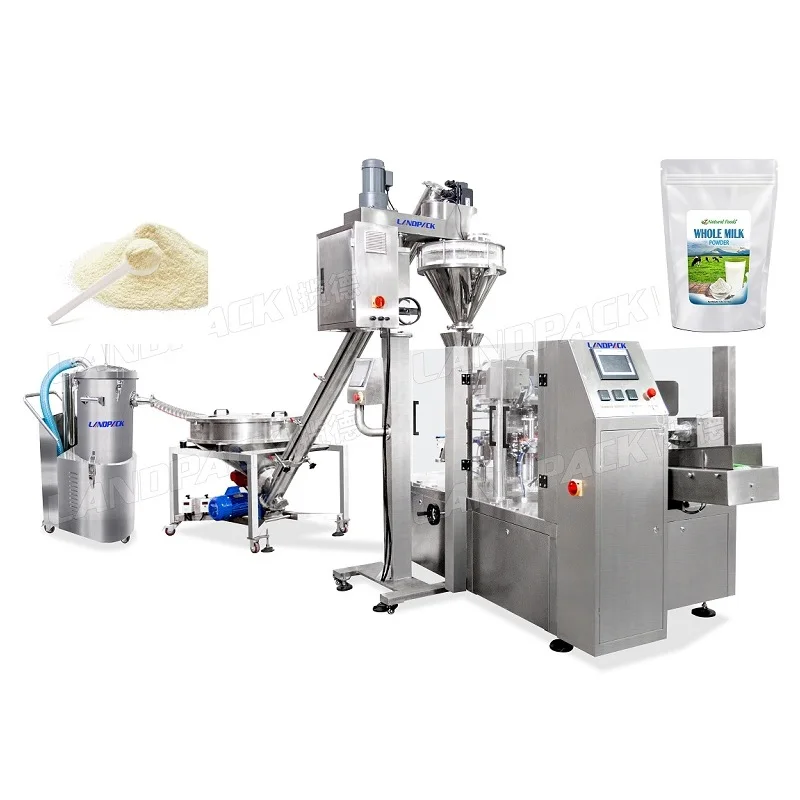 Landpack Ld-8250d Automatic Milk Powder Pouch Weighing Packaging ...