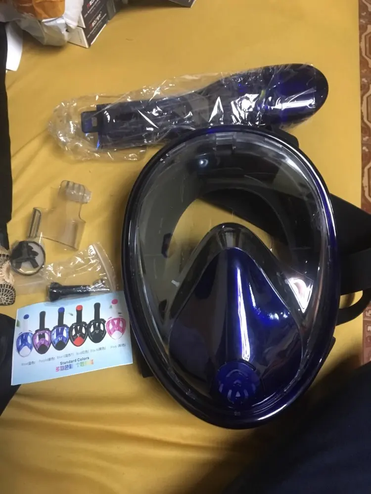 Full Face Diving Mask Round Lens Design - Life Changing Products