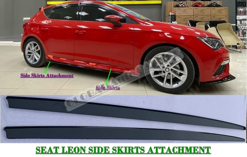 For Seat Leon Mk3 Side Skirts Attachment 2012-2020 Sill Trim Car ...