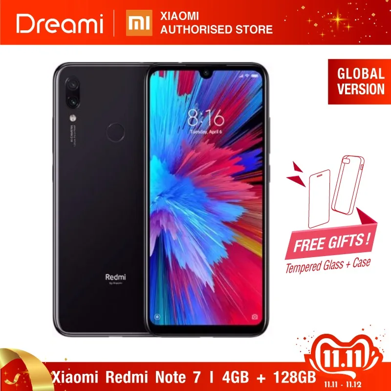 Global Version Redmi Note 7 128GB ROM 4GB RAM (Brand New and Sealed Box ...