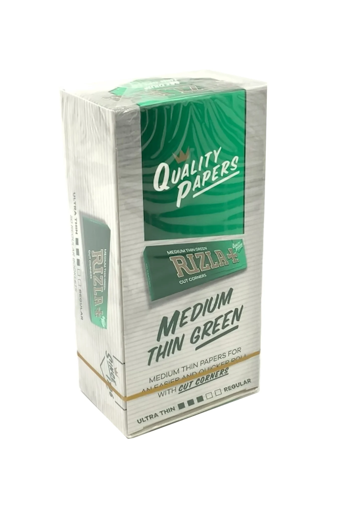 Cigaret RIZLA GREEN regular GREEN Box with 50 booklets|Cigarette ...