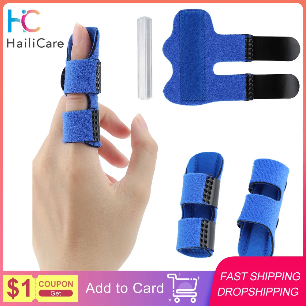 1pcs-Finger-Splint-with-Aluminum-Strip-Finger-Fixed-with-Knuckle-Sprain ...