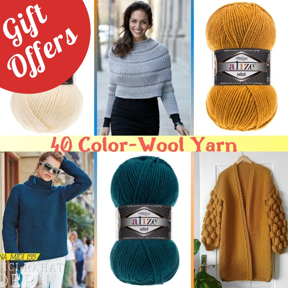 Sewing & Fiber Crochet Hand Knitting Knitting yarn Alize yarn Acrylic ...