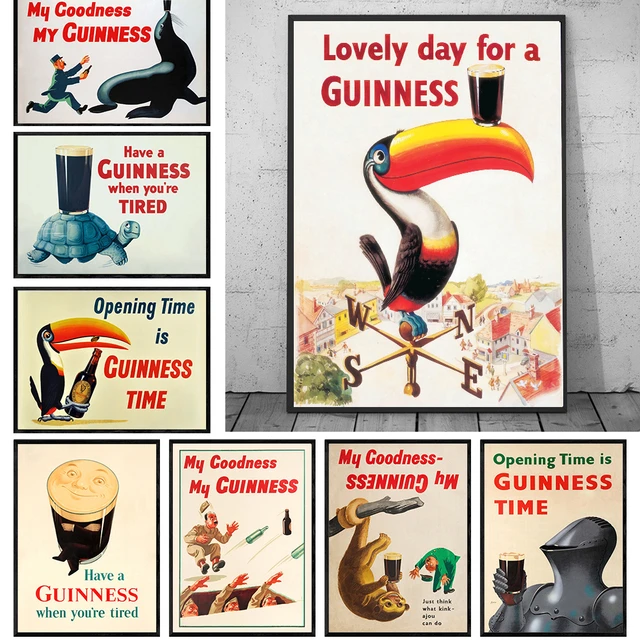 Guinness Beer Posters Vintage