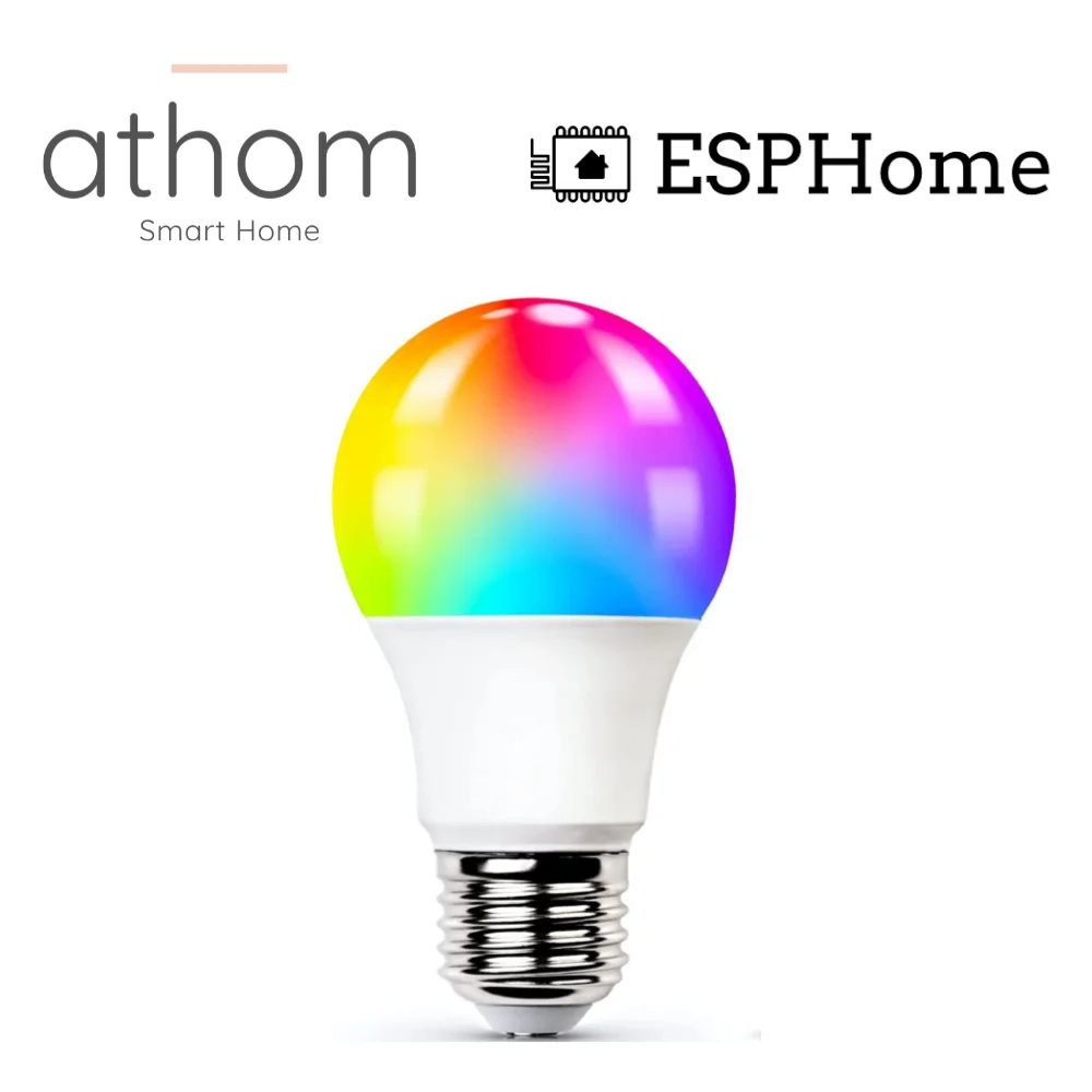 Athom Pre Flashed Esphome Smart Bulb Esp8285 Works With Home Assistant ...