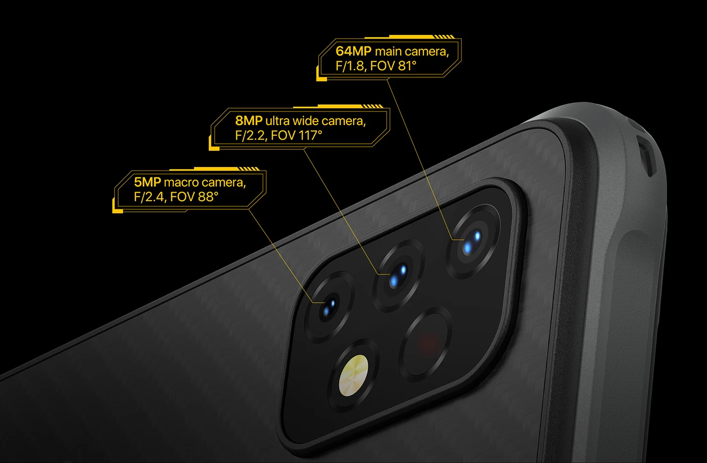 UMIDIGI Celular Umidigi Bison GT2 Pro 256GB - Negro | falabella.com