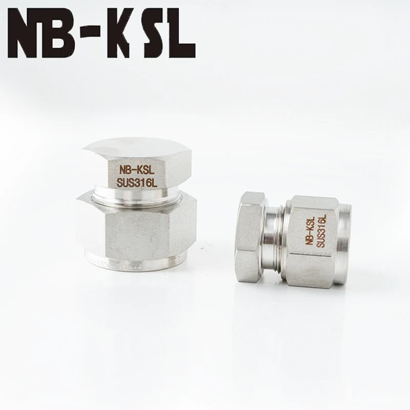 NB KSL C type stainless steel 316 end plug End Pipe Fitting Nipple free ...