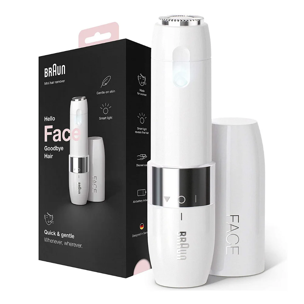 Braun-Face-Mini-Hair-Remover-FS1000-Electric-Facial-Hair-Removal ...