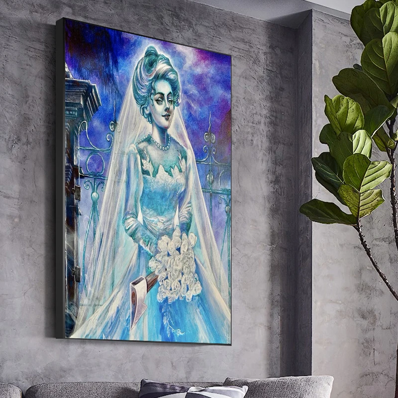Haunted Mansion Paintings In Frozen