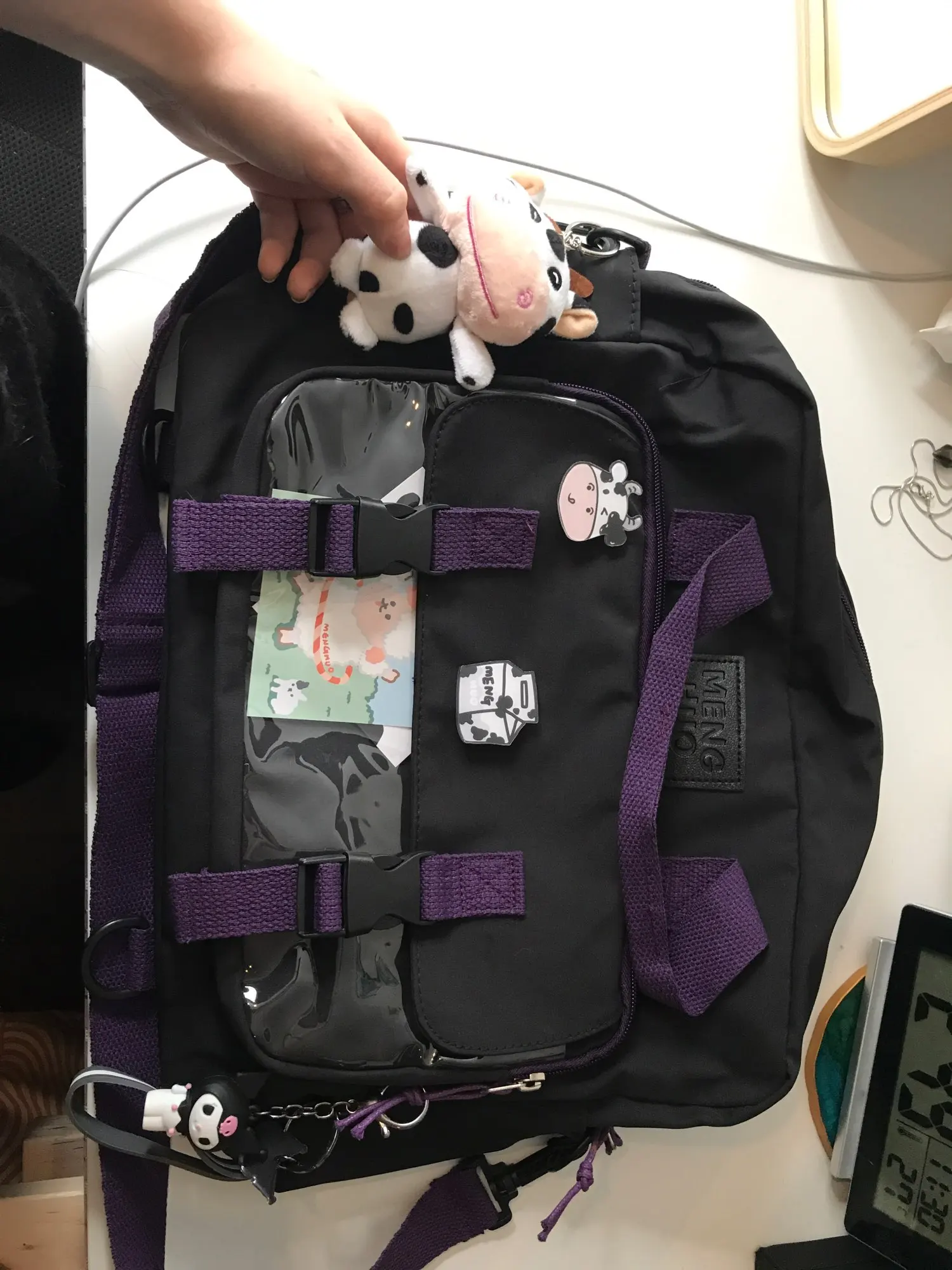 Kawaii Cow School Girl Backpack - Kuru Store