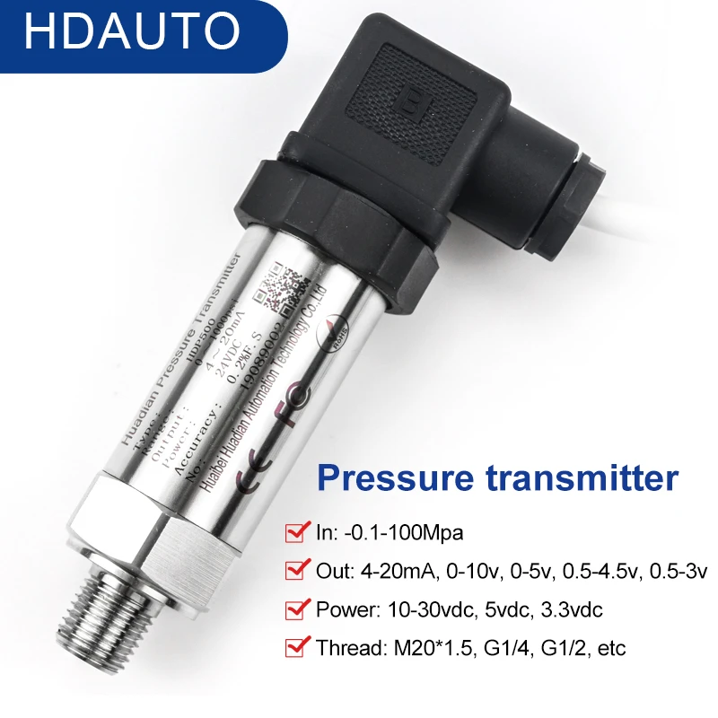 RS485 Modbus Digital Water Pressure Transmitter Water Supply Pressure Sensor