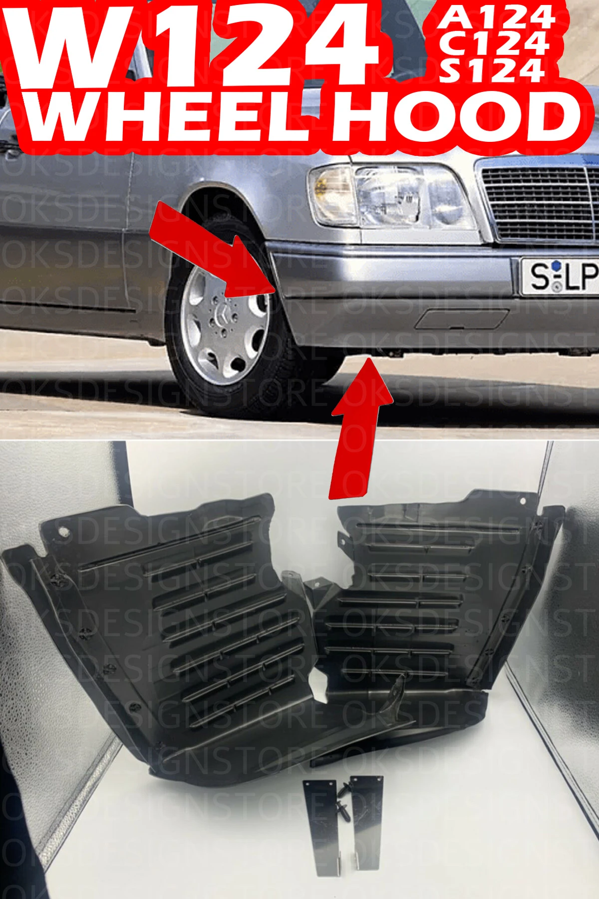 FOR MERCEDES C124 S124 W124 200E 230E E200 300E 320E 260E Front Bumper ...