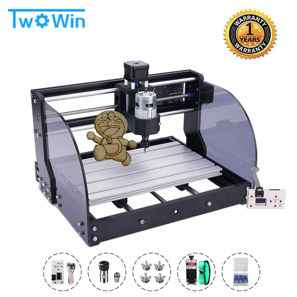Diy Cnc 3018 Pro Max Laser Engraving Machine Grbl Control Engraver Wood ...