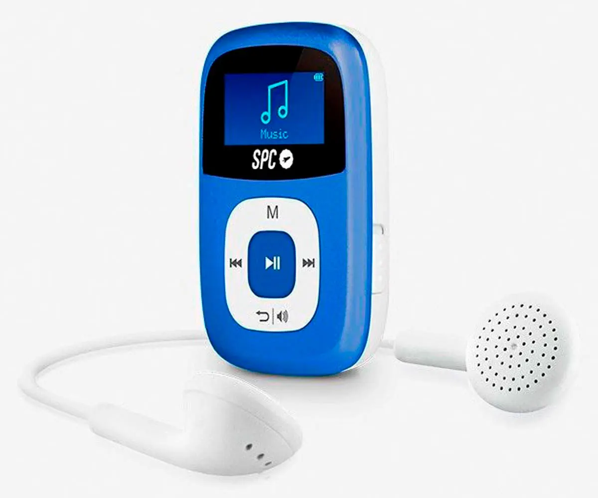 SPC 8644a blue MP 3 player sparrow 4gb FM radio and voice recorder, mp3 ...