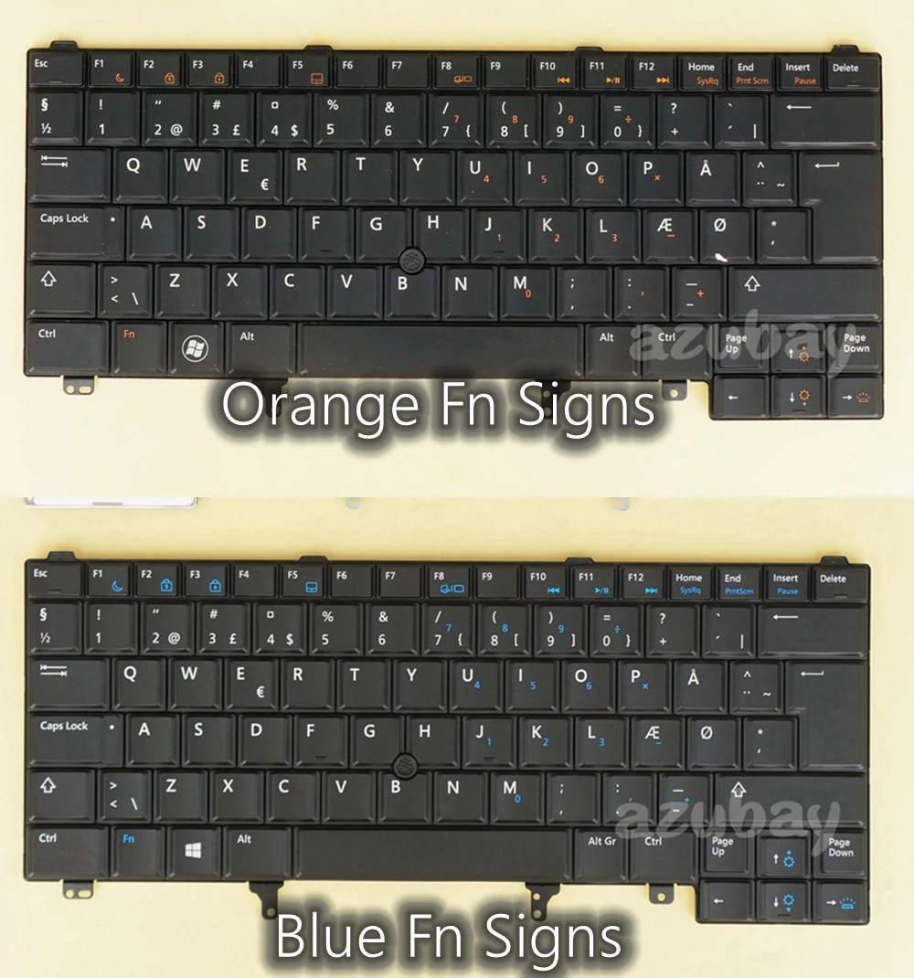 Danish-Keyboard-for-DELL-Latitude-E5420-E5420M-E5430-E6220-E6230-E6320 ...