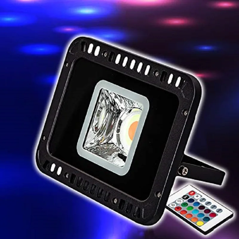 Foco LED RGB de 30W para exteriores, resistencia al agua, iluminación ...