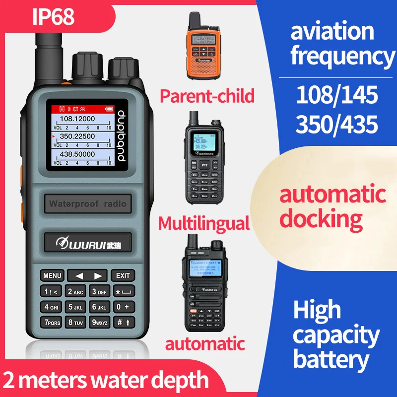Full-band-air-police-scanner-walkie-talkie-walkie-radio-comunicatador ...