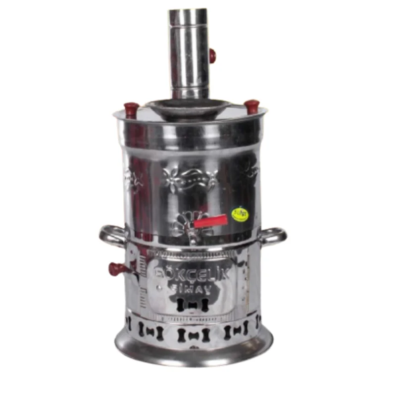 Stainless-Steel-chrome-samovar-Multicooker-teapot-warmer-turkish ...