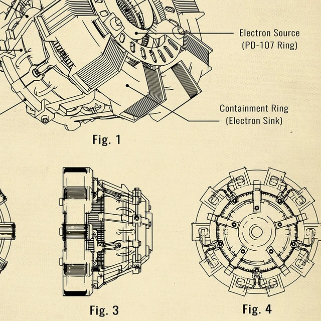 Blauwdruk Van De Iron Man Arc Reactor Iron Mans Detailed Arc Reactor