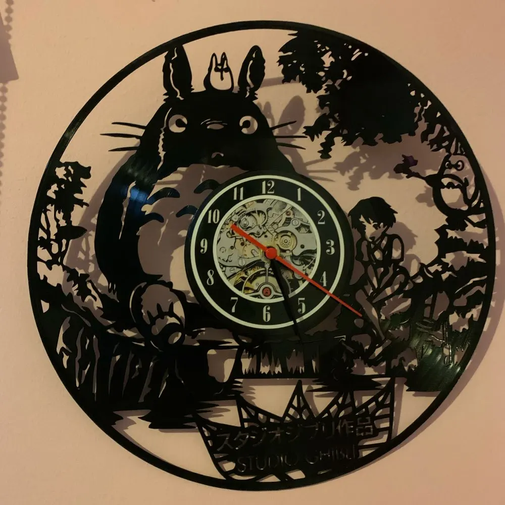 My Neighbor Totoro Cartoon Home Decor Wall Clocks - KawaiiMerch.com