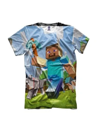 Printable Minecraft Steve Shirt