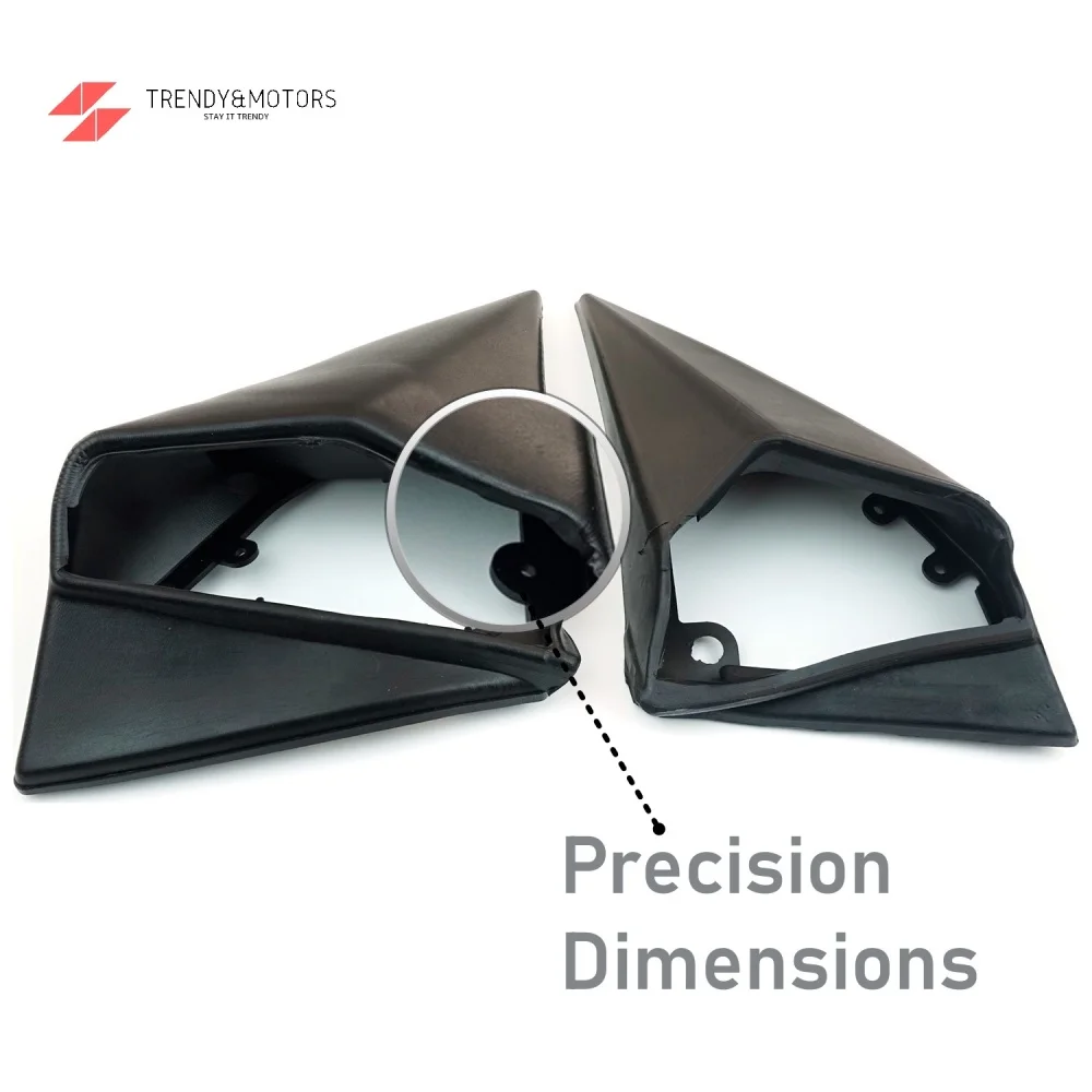 Exterior Mirror Rubber Seals Gasket Set Left and Right LHD For Mercedes ...