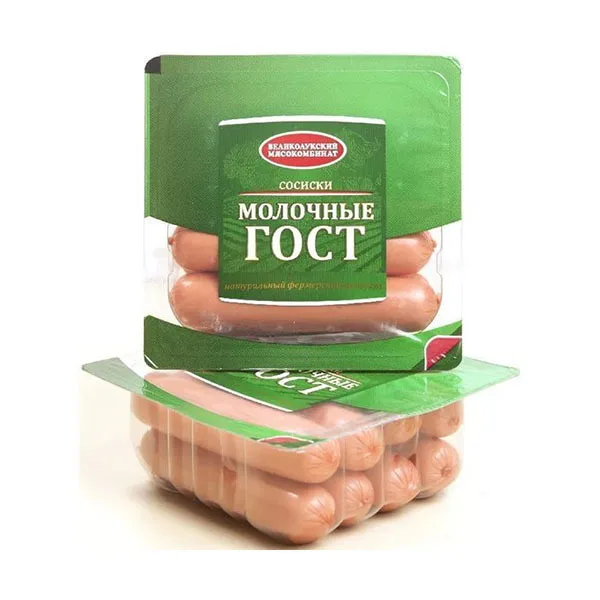 Сосиски Великолукский Мясокомбинат Молочные Гост, В Вакууме, 330 Г|null ...