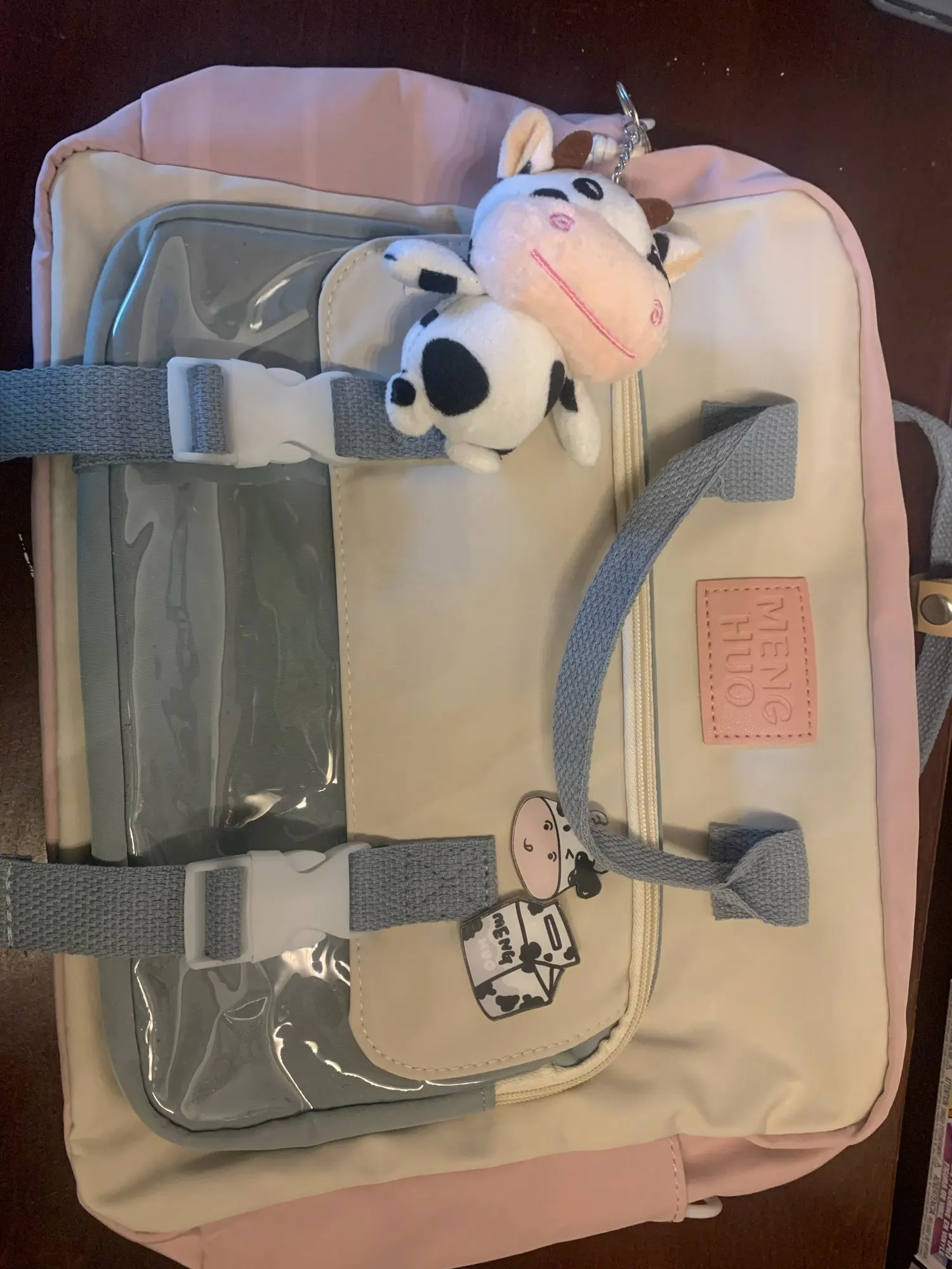 Kawaii Cow School Girl Backpack - Kuru Store