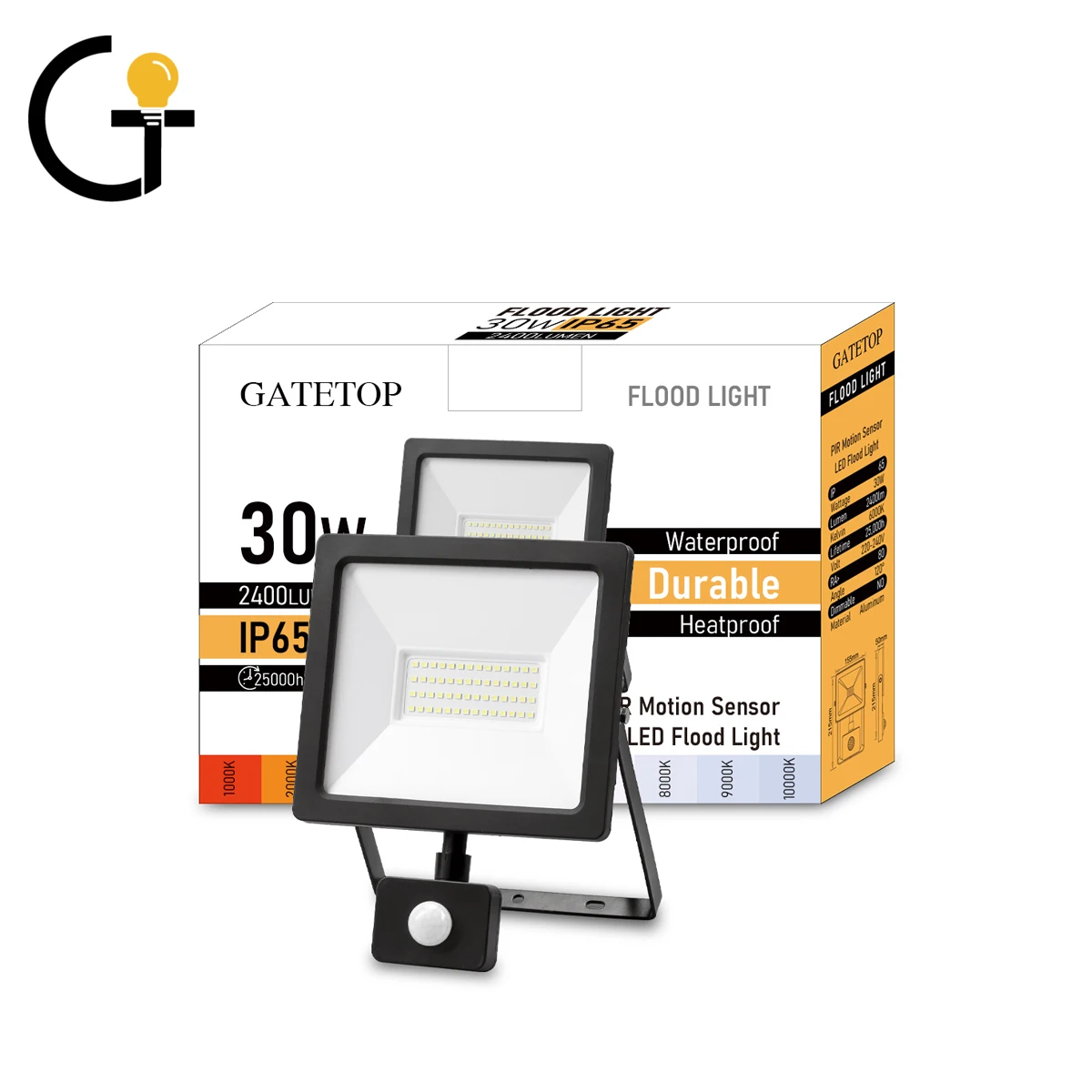 Water Proof Light Sensor | Floodlight Led Sensor | Water Proof Lamp ...