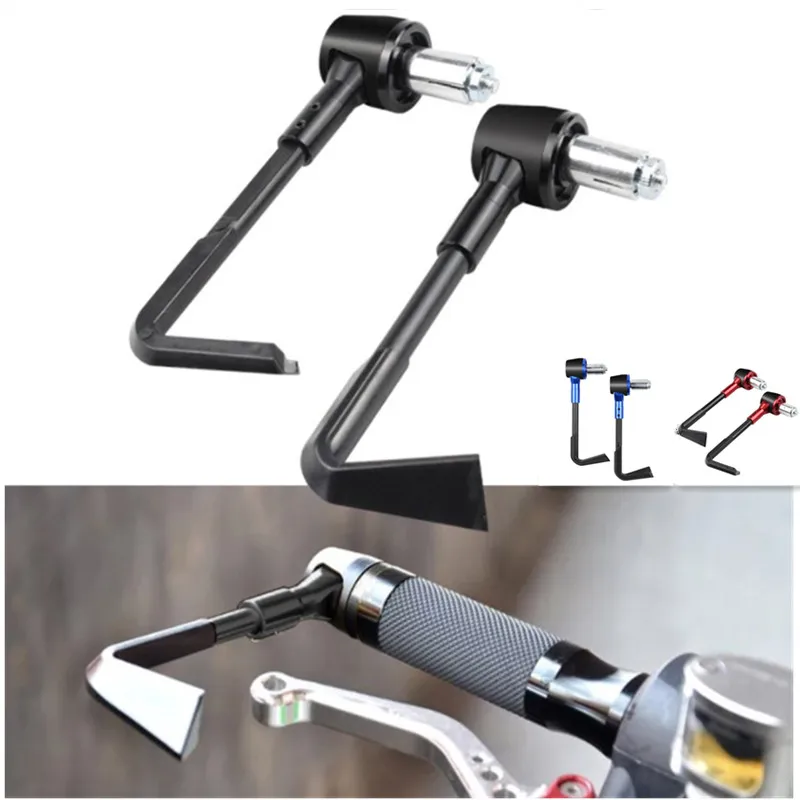 1-Pair-Motorcycle-Brake-Clutch-Lever-Guard-Protector-Anti-Fall-Horn ...