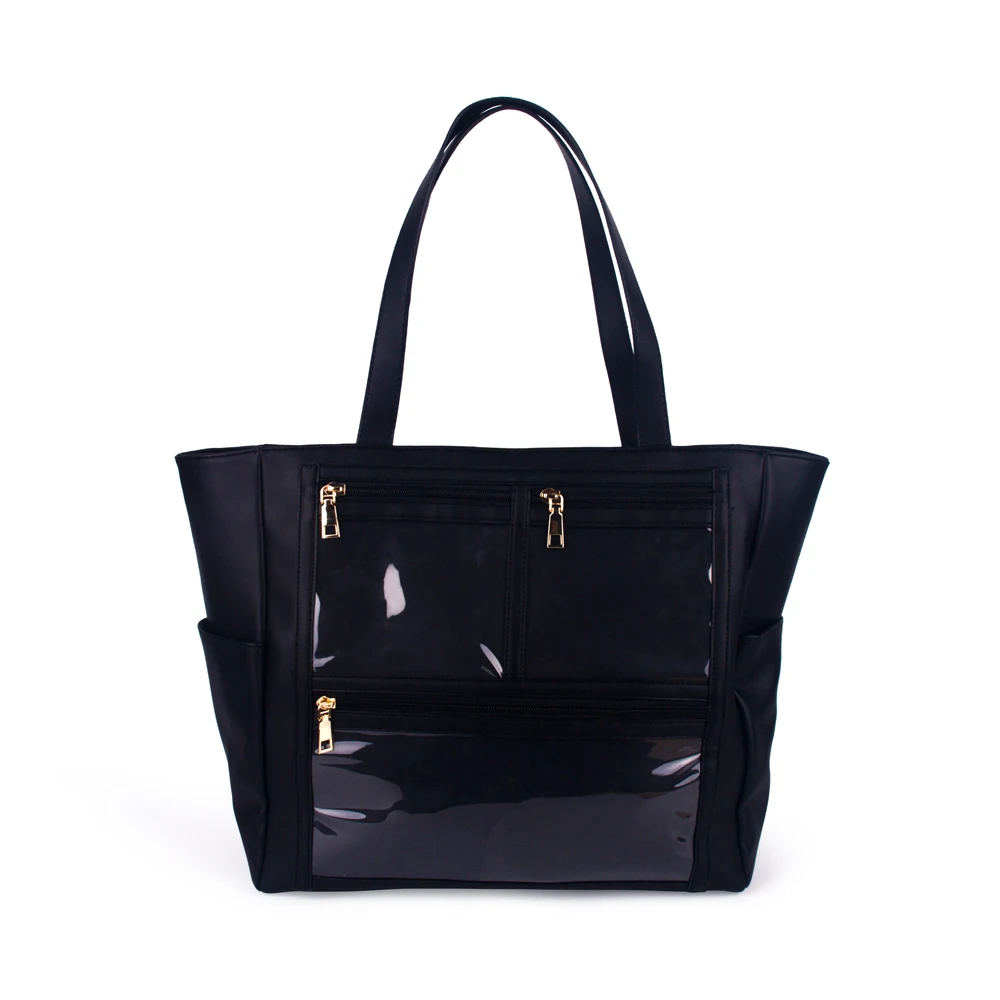 15pcs Lot PU Handbag GA Warehouse Portable PU High Capacity Bag PVC 15pcs-lot-pu-handbag-ga-warehouse-portable-pu-high-capacity-bag-pvc